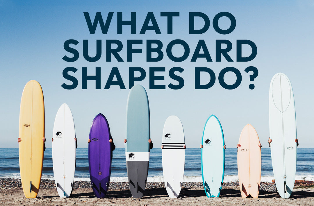 What Do Different Surfboard Shapes Do? – Degree 33 Surfboards