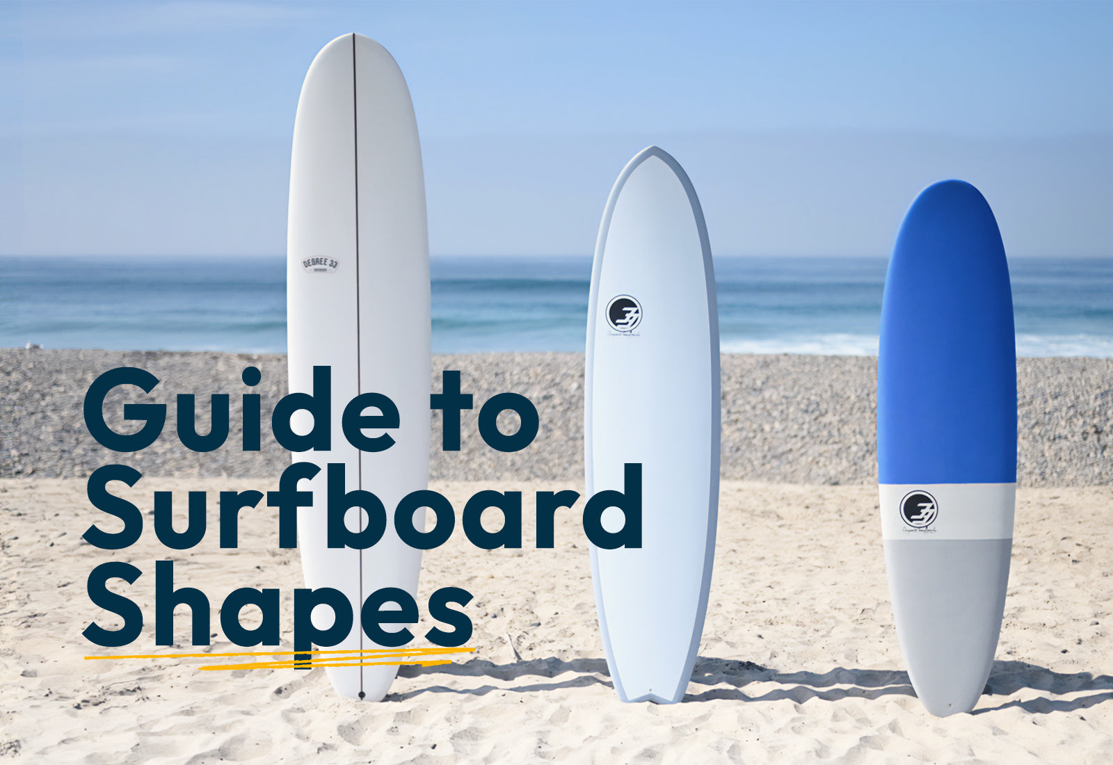 The Degree 33 Guide to Surfboard Shapes – Degree 33 Surfboards