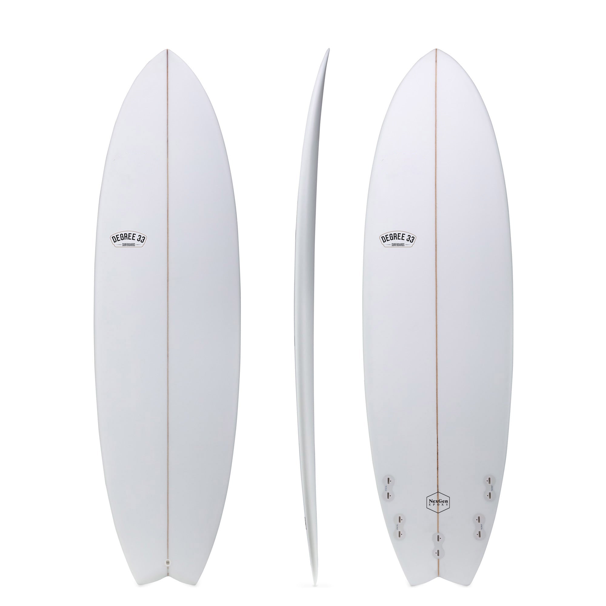 8'2" Easy Rider Surfboard (NexGen Epoxy) – Degree 33 Surfboards