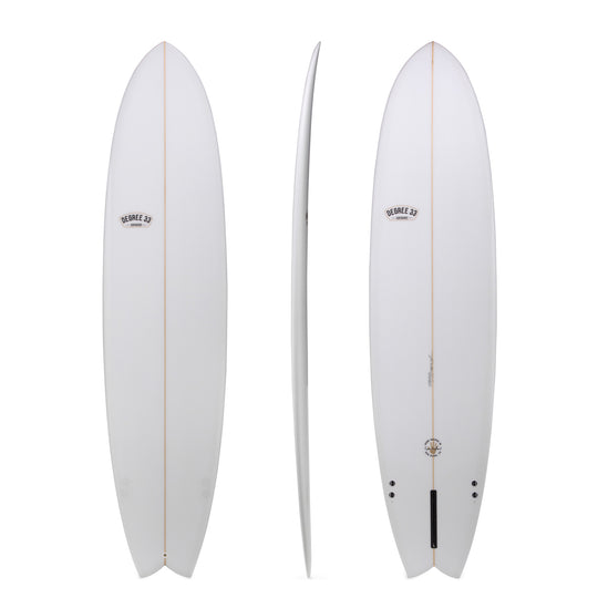 8'2" Easy Rider Fish Longboard (Poly) – Degree 33 Surfboards