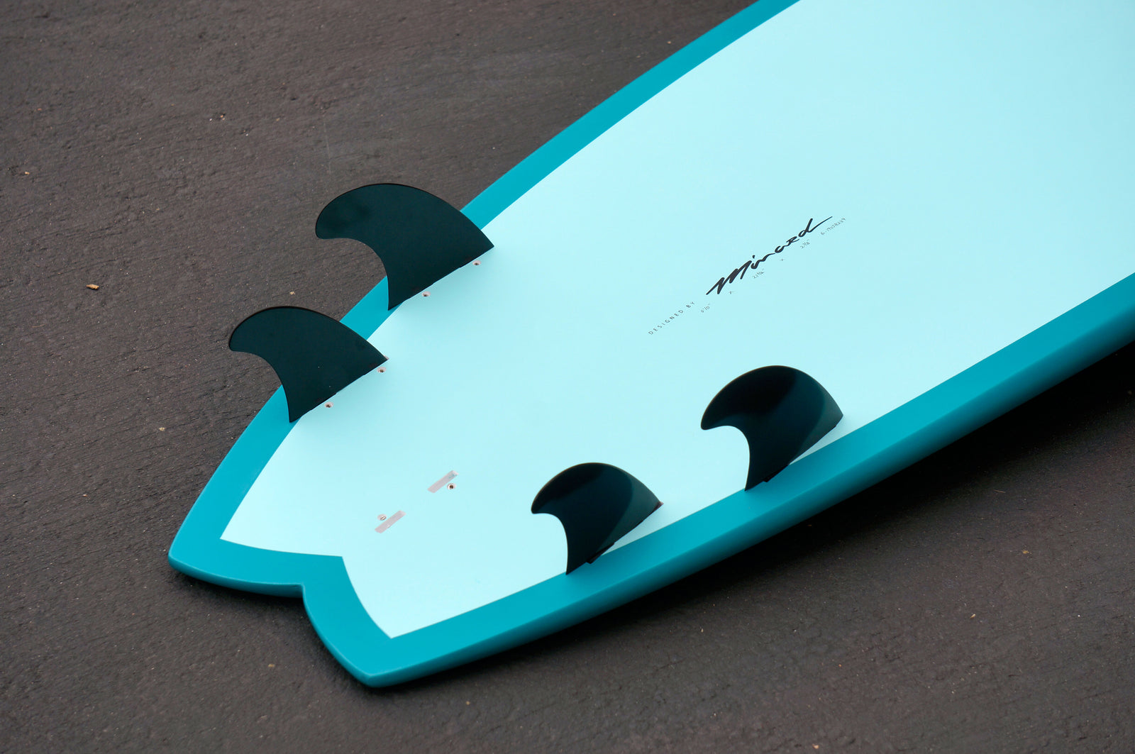 7'6" Easy Rider Surfboard Aqua Rail (Epoxy) - Degree 33 Surfboards
