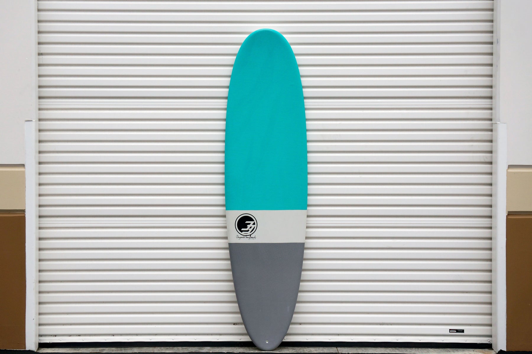 7'2" Poacher Funboard Surfboard Aqua Dip (Hybrid Epoxy Softtop ...